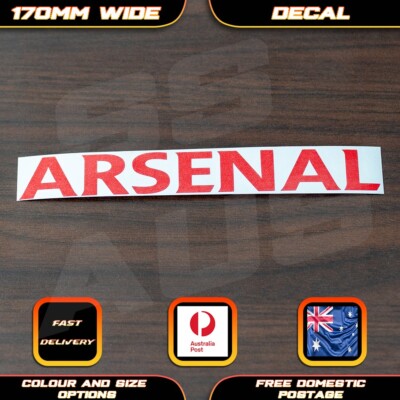 Arsenal EPL Style Sticker Decal Bumper Car Sport Soccer Football Laptop ...