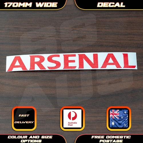 Arsenal EPL Style Sticker Decal Bumper Car Sport Soccer Football Laptop ...