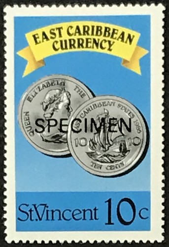 St. Vincent #1071 MNH Specimen East Caribbean Currency Coins Perf 15 | eBay
