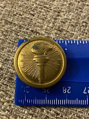 US Army ROTC Flaming Torch Enlisted US Collar Disc Disk INV6224 | eBay