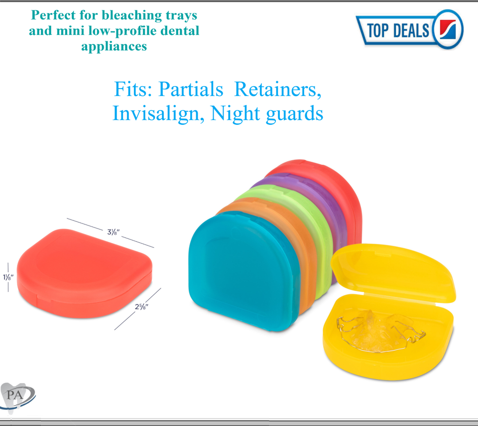 Sealed Assorted Dental Retainer Boxes Denture Case, Mouthguard ...