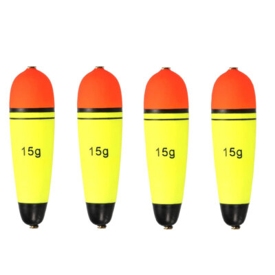 8Pcs Fishing Slip Bobbers EVA Fish Slider Float Oval Floats 0.5oz ...
