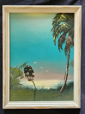 RODNEY DEMPS HOF FL. HIGHWAYMEN PAINTING SIGNED OIL ON UPSON BOARD ...