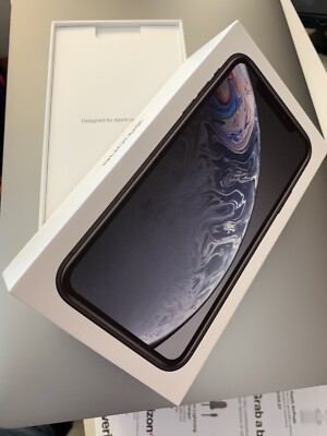EMPTY BOX For Apple iPhone XR Black 64gb NO Accessories | eBay