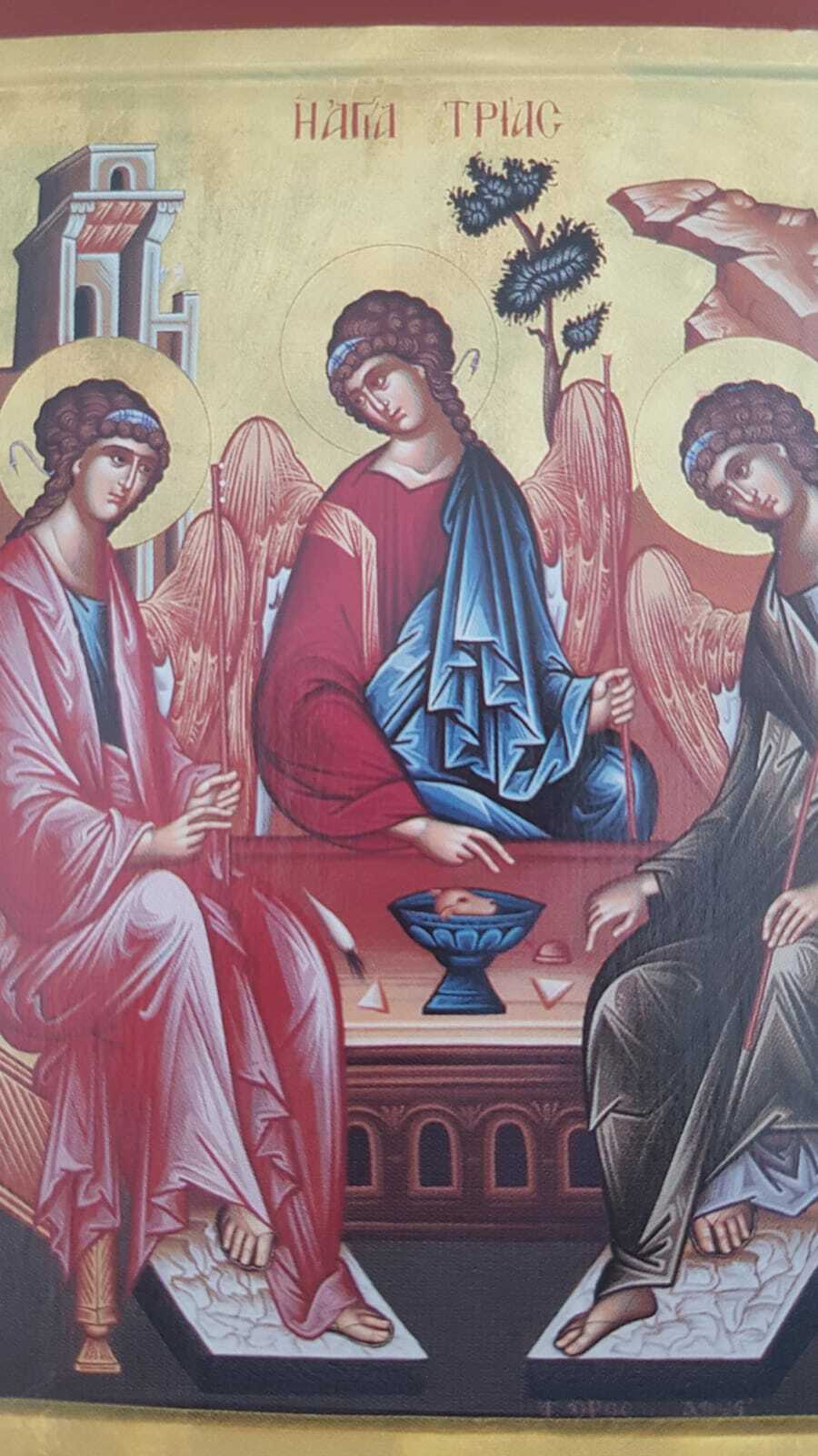 IKONE heilige Dreifaltigkeit Holy Trinity Ikone Icon Icone Sainte ...