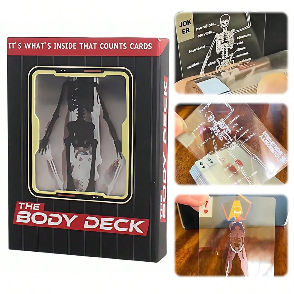 The Body-Deck,Unique Transparent 3D lmage of The Human Anatomy Playing ...