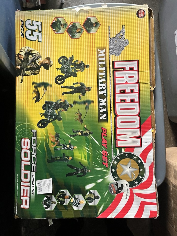 Freedom SOLDIER Force Combat Military Men Playset 2014 Action Team 55 ...