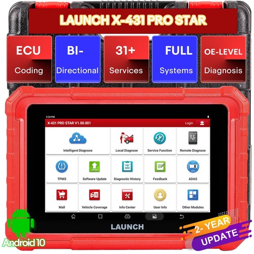 LAUNCH X-431 PRO STAR Car Diagnostic Tool Support CANFD & DOIP Remote Diagnose | eBay