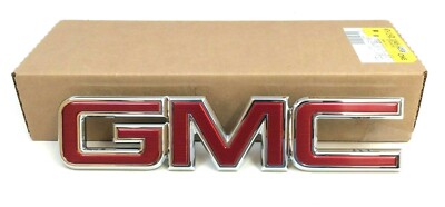 GMC Terrain Acadia front grille red Nameplate Emblem Badge new OEM ...