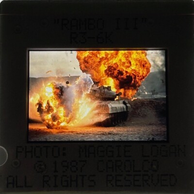 RAMBO 3 - 35mm Promotional Slide - SYLVESTER STALLONE - FREE US ...