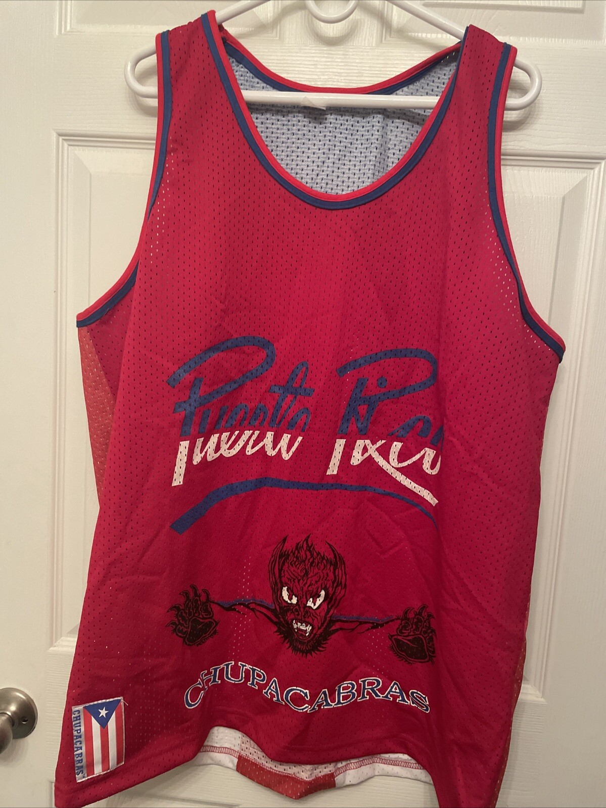 VTG 90s Puerto Rico Chupacabras Mens National Basketb… - Gem