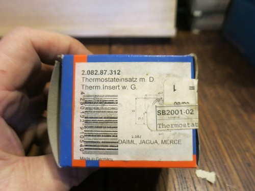 Behr Thermostat -#1102000515 - 2.082.87.312 Fits Mercedes-Benz / Jaguar ...