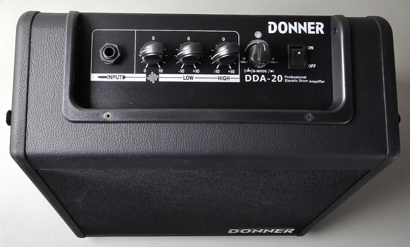 Donner Mini Electric Drum Amp 20W, Wireless Electronic Drum Amplifier ...