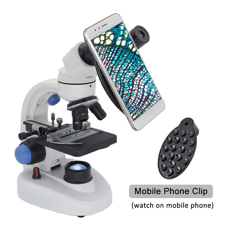 2000X Binocular Biological Microscope USB Camera Student Microscope w ...