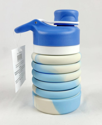 Collapsible Silicone Water Bottle – Target Bullseye Playground Blue ...