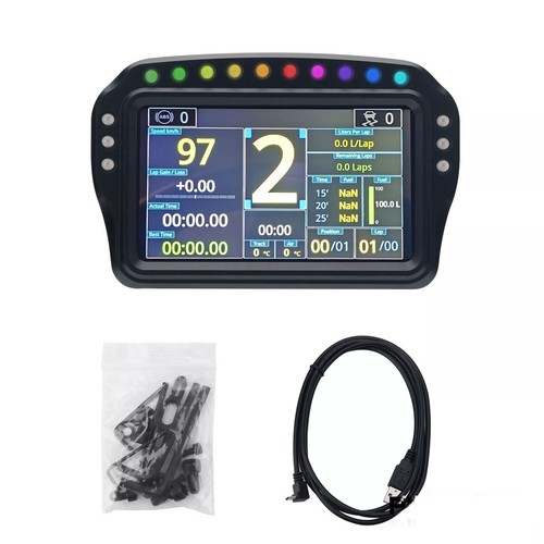 ODDOR 5" LCD SIM Racing Dashboard for FANATEC Simagic Direct Drive ...