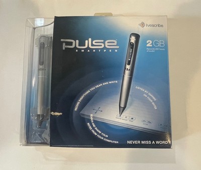 Livescribe Pulse Smartpen 2GB 200 hrs. Audio Recorder | eBay