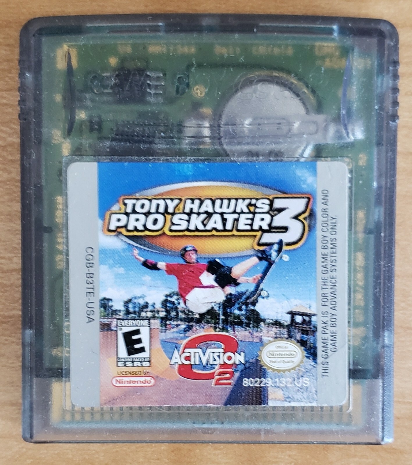 Tony Hawk's Pro Skater 3 (Nintendo Game Boy Color, 2001) THPS3-Tested ...