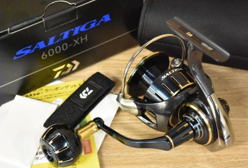 Daiwa 23 SALTIGA 6000-XH Gear Ratio 6.2:1 Spinning Reel From Japan New ...