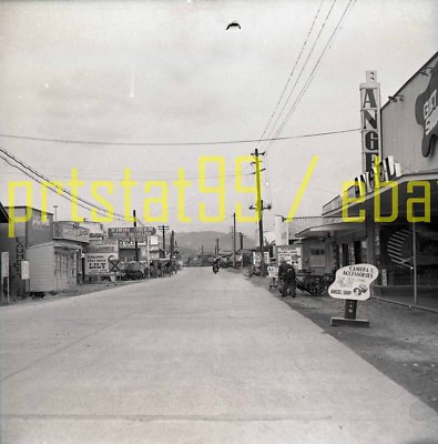 US Navy Military Base Street Scene - 1950s Iwakuni Japan - Vintage ...