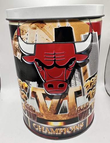 Chicago Bulls 1998 NBA Finals Empty Collectible Popcorn Tin | eBay