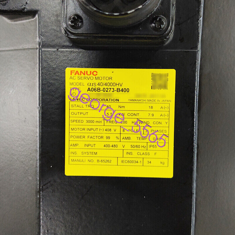A06B-0273-B400 AC Servo Motor A06B-0273-B400 Brand New | eBay