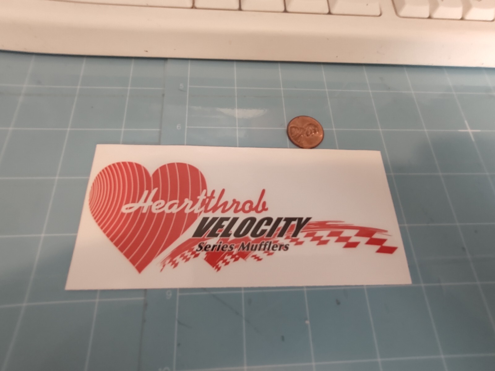 HEARTTHROB VELOCITY Sticker / Decal ORIGINAL OLD STOCK | eBay