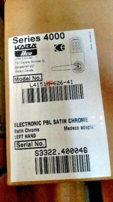 KABA SIMPLEX ILCO L4153M-626-41 NOS 4000 SERIES FOR MEDECO IC L/CORE ...