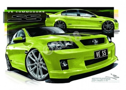 Commodore VE VE SS CRUNCH STRIPE & 20 A2 FRAMED PRINT (HC315C) | eBay