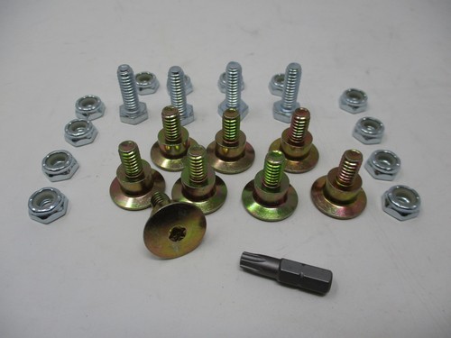 Genuine Toro 125-1122 Paddle Nut & Bolt Kit Extended Torques T 27 ...