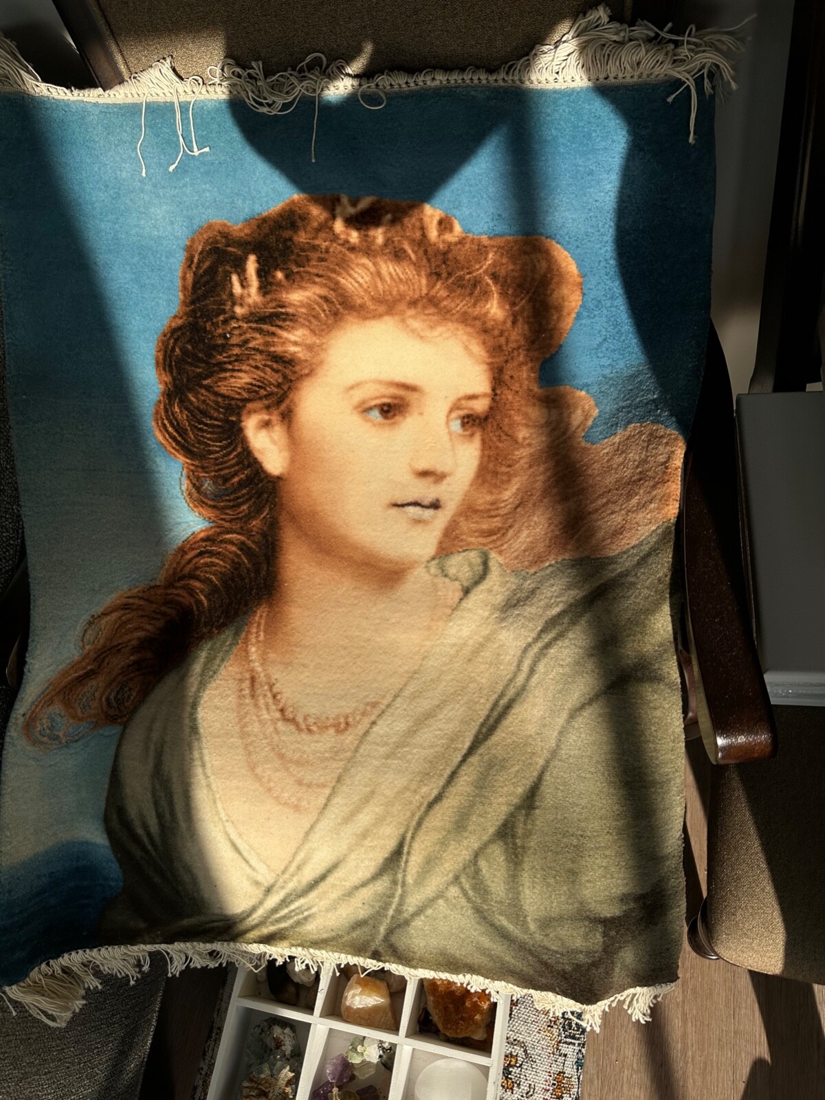 Maria Macdolena portrait on antique carpet picture - gabilen - need to ...