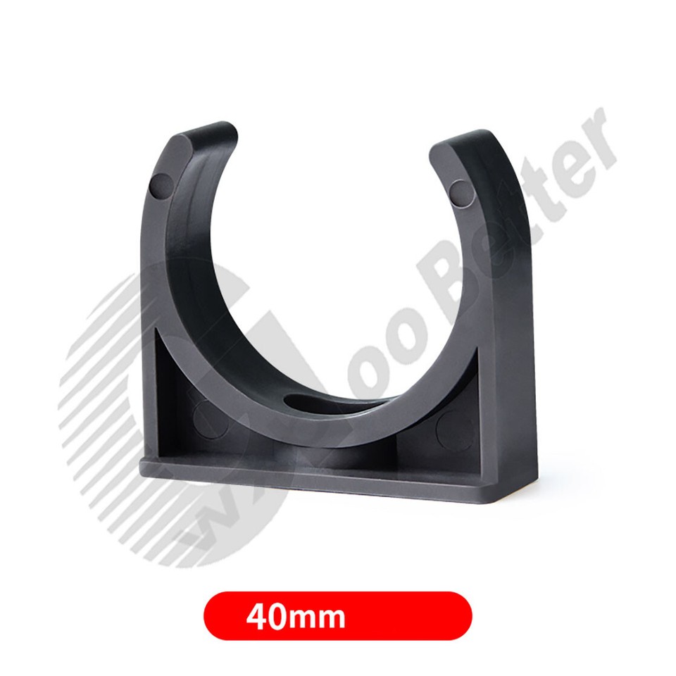 PVC U-Type Pipe Clamp Pipe Clip Tube Holder For 20~50mm Pipe Fitting ...