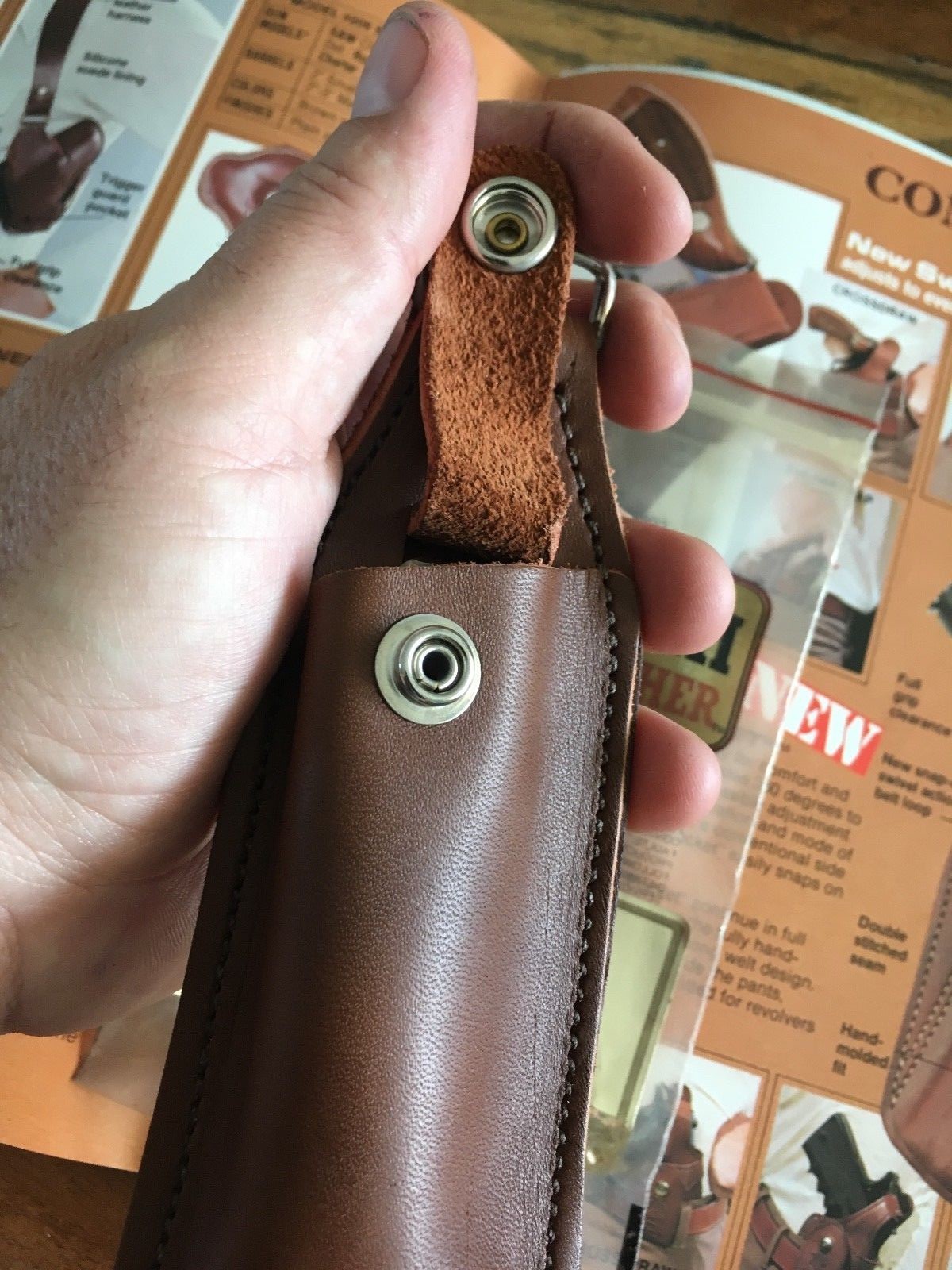 Vintage Bianchi Single Magazine Holder Shoulder Holster Component 45 ...