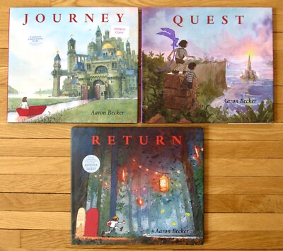 Lot 3 JOURNEY QUEST & RETURN Aaron Becker 1st/1st HBDJ 1 signed 2013 ...