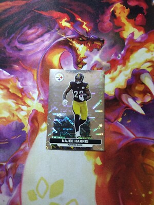 2023 Panini NFL Sticker & Card Coll. Silver Holo Foil Sticker NAJEE ...