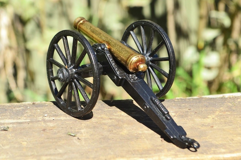 Denix Replica Civil War Miniature Napoleonic Cannon & Limber ...