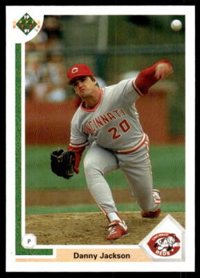 1991 Upper Deck 414 Danny Jackson Cincinnati Reds Baseball Card | eBay