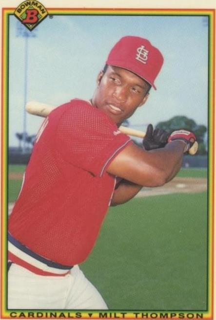 1990 Bowman - Milt Thompson #196 Collector's Edition (Tiffany) for sale ...