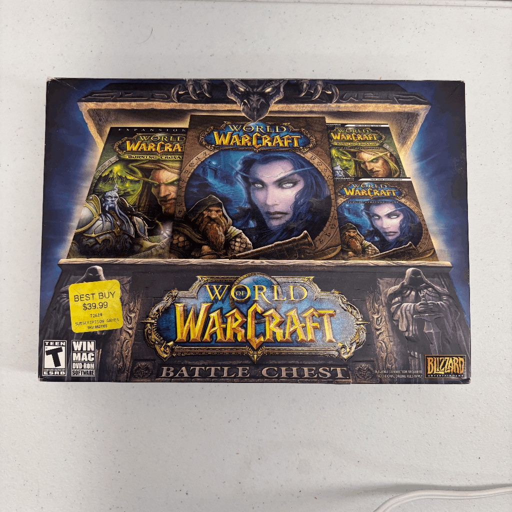 World of Warcraft Big Box Battle Chest Burning Crusade (Windows PC ...