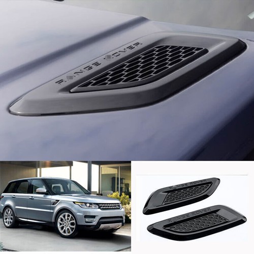 Glossy Black Hood Air Inlet Intake Vent Adhesive For Range Rover Sport ...