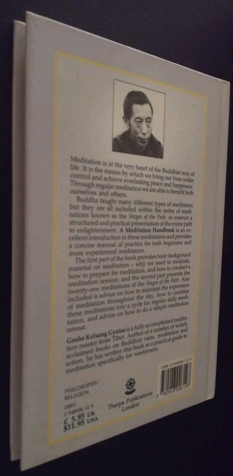 A Meditation Handbook by Geshe Kelsang Gyatso hardcover 9780948006128| eBay