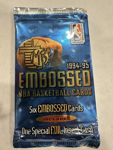 Vintage 1994-95 Topps EMBOSSED Basketball (Rare) Unopened Pack | eBay