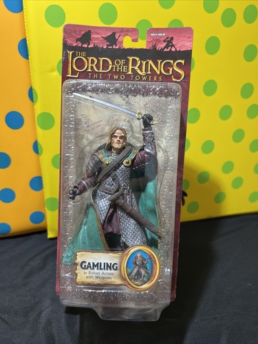 Toybiz Lord Of The Rings LOTR Gamling In Rohan Armor & Weapon Action ...