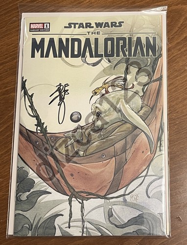 SDCC 2023 Exclusive Marvel Comics The MANDALORIAN #1 Variant Peach ...