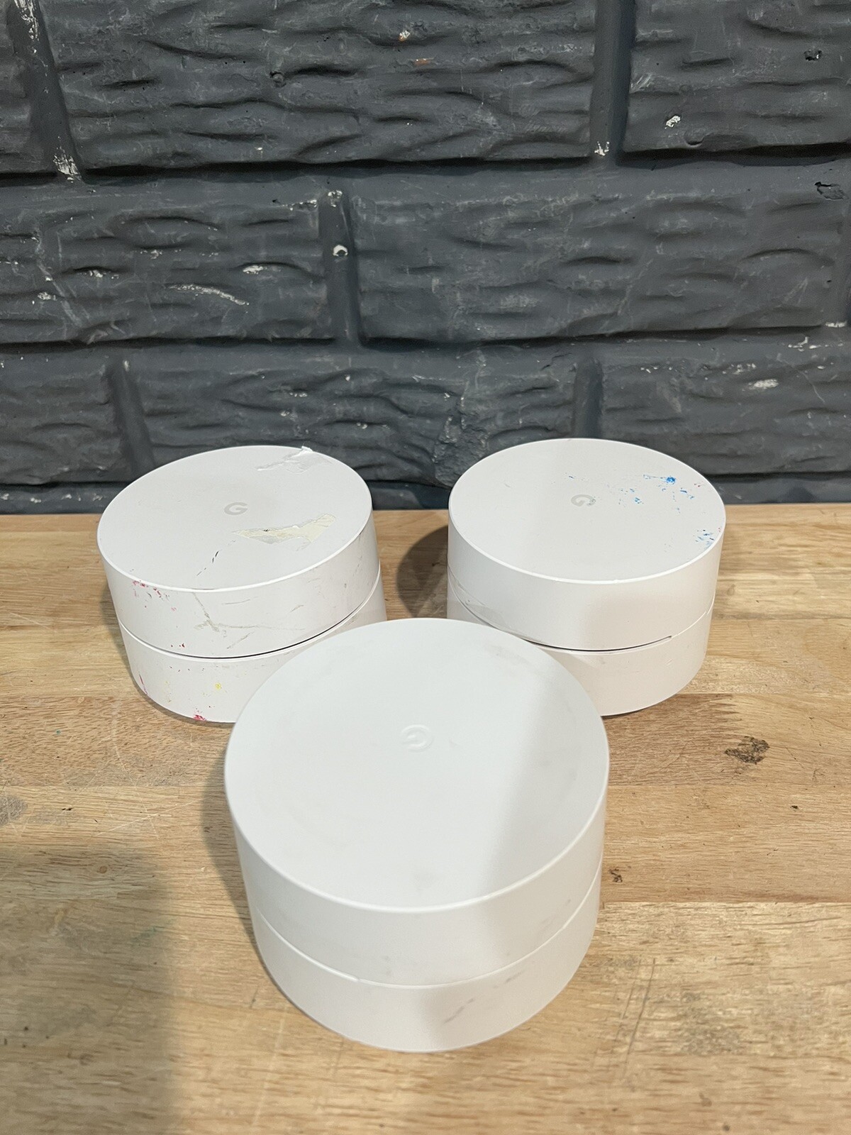 Google Wifi (AC1304 & GJ2CQ) - Wi-Fi System 3 Pack White NO CORDS | eBay