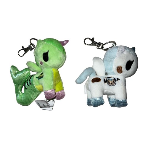 Tokidoki Unicorno Mini Plush Keychain Collection Lilypad and Mooka Lot ...