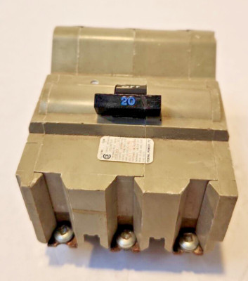 NBH232020 FPE Circuit Breaker 20A 3 Pole Type NBH 22KAIC USED | eBay