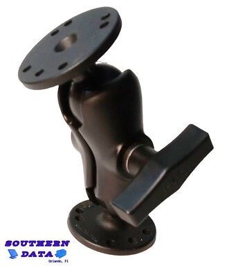 RAM-101U-B RAM Mounts Universal Double Ball Mount with Two Round Plates ...