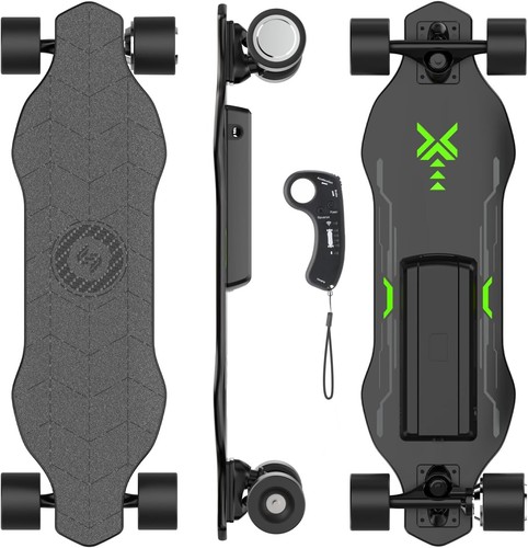 Electric Skateboard 450W Power 10Miles Max Range 12MPH Top Speed Remote ...