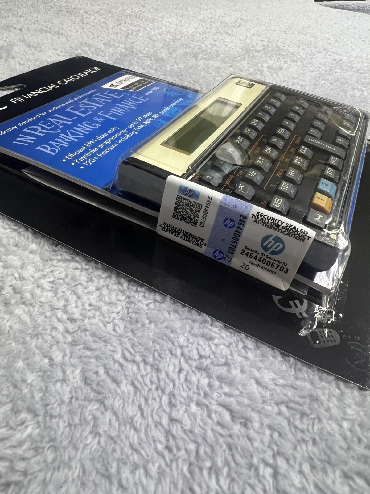 HP 12C Financial Calculator - Black (HP12CPLAT) for sale online | eBay